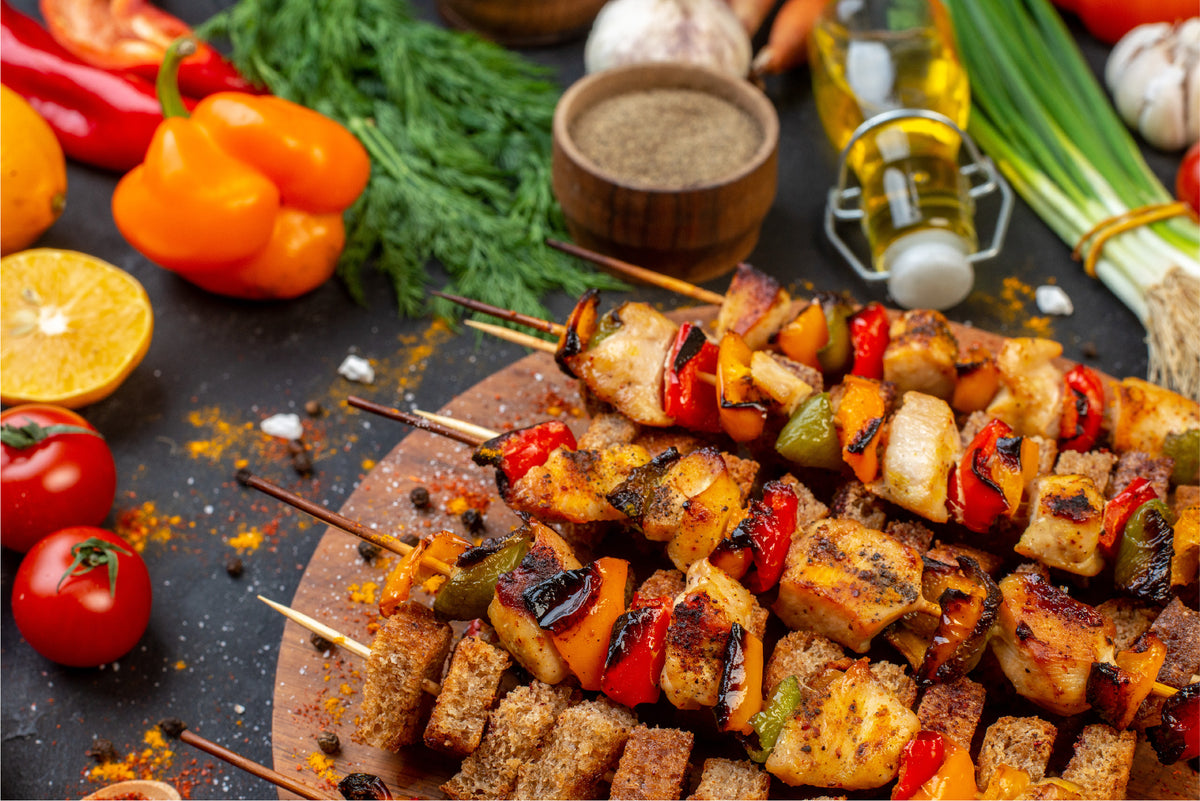 Grilled Chicken and Vegetable Kabobs | Diabetes Friendly Recipes ...