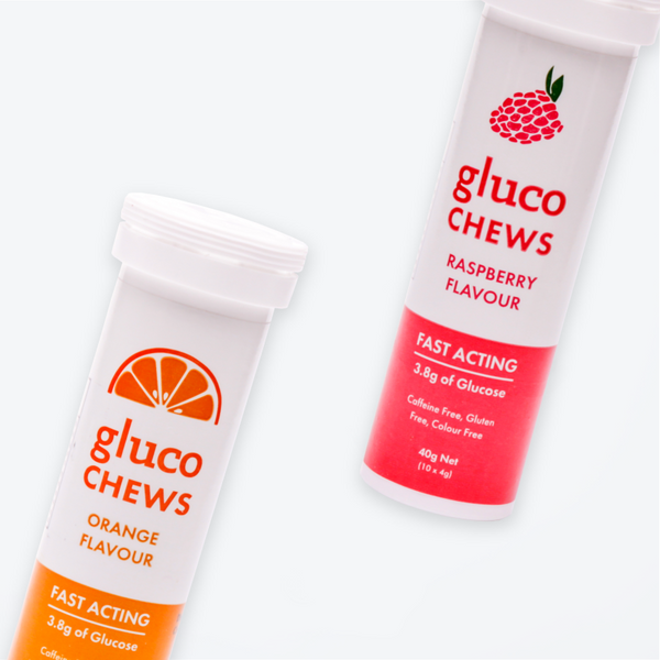 Fast Acting Glucochews | Raspberry | 6 tubes of 10 chews – Glucology Store