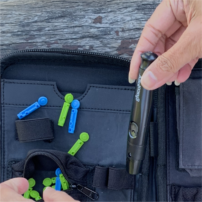 Diabetic Needles Upgraded Painless Blood Pen, Small Adjustable Blood ...